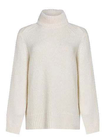 Dorothee Schumacher Wool Blend Turtleneck Sweater - White