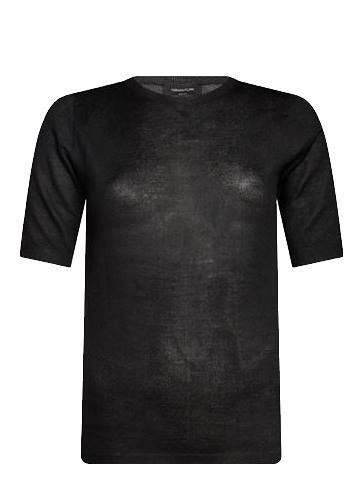 Fabiana Filippi Cashmere And Silk Knit Sweater - Black