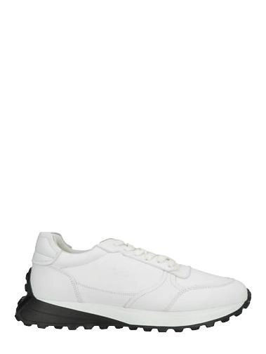 HARMONT & BLAINE Low Top Sneakers In Leather And Textile Fibers - White