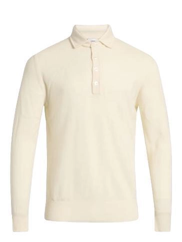LARDINI Cashmere Polo Shirt - White