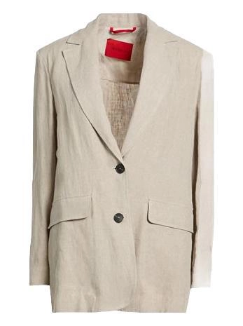 Max & Co. Single-breasted Linen Blazer - Sand