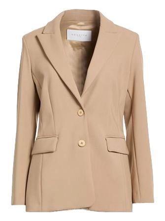 NENETTE Single-breasted Blazer - Beige