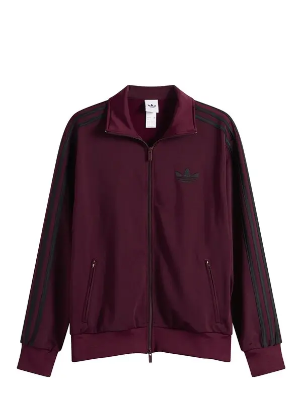 Adidas Firebird Track Top Loose Fit - Maroon/black