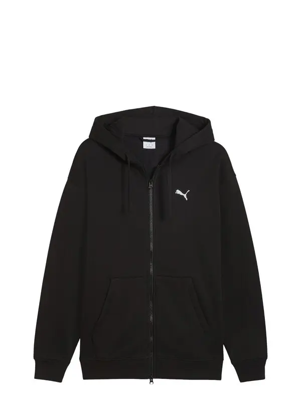 PUMA Essentials Zip-up Fleece Hoodie - Black
