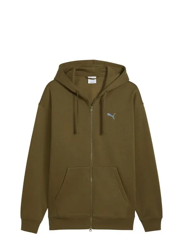 PUMA Essentials Zip-up Fleece Hoodie - Green