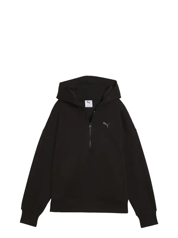 PUMA Essentials Half-zip Hoodie - Black