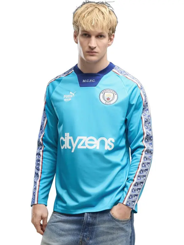 PUMA Manchester City King Relaxed Soccer Jersey Shoes - Blue