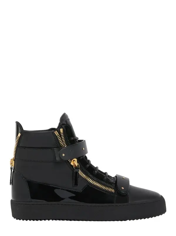 GIUSEPPE ZANOTTI Coby High-top Sneakers - Black