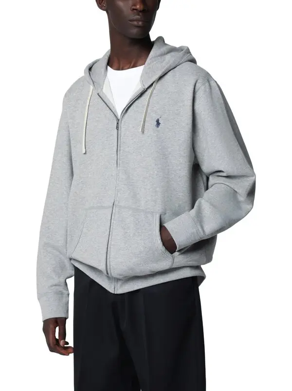 Polo Ralph Lauren Zip-up Hoodie - Grey