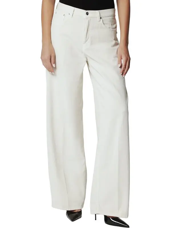 HAIKURE Off-bethany Corduroy Trousers - White