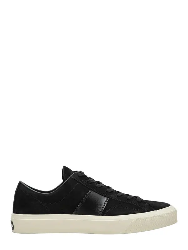 TOM FORD Suede Lace-up Sneakers - Black