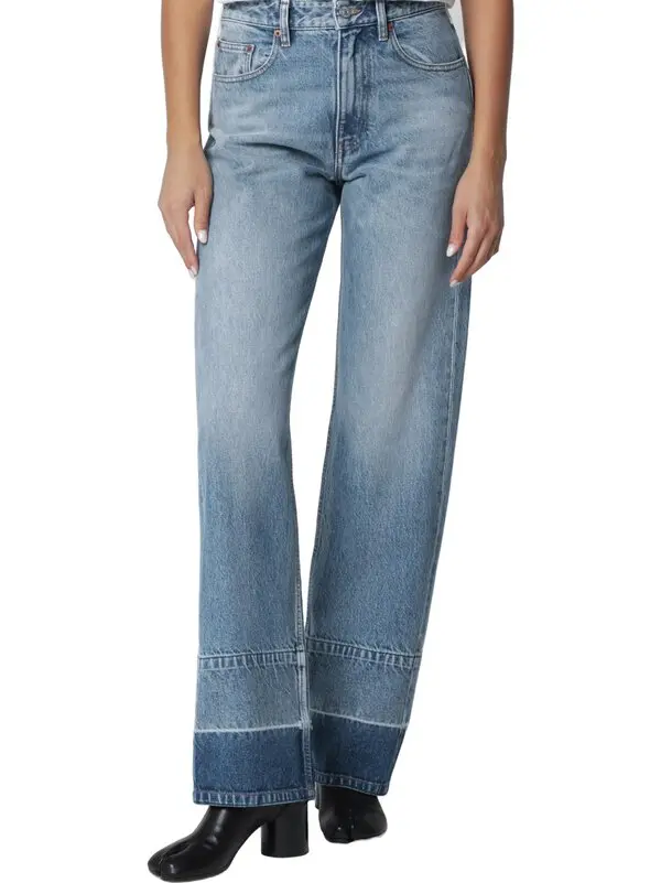MAISON MARGIELA Straight-leg Five-pocket Jeans In Faded Cotton - Blue