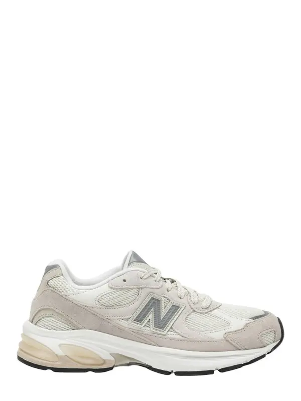 NEW BALANCE Mesh And Suede Sneakers - Beige