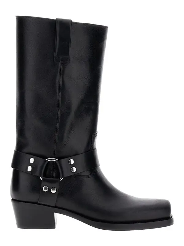 Paris Texas Roxy Boot With Heel - Nero