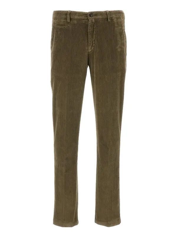 BRIGLIA 1949 Pantaloni In Velluto A Coste - Verde
