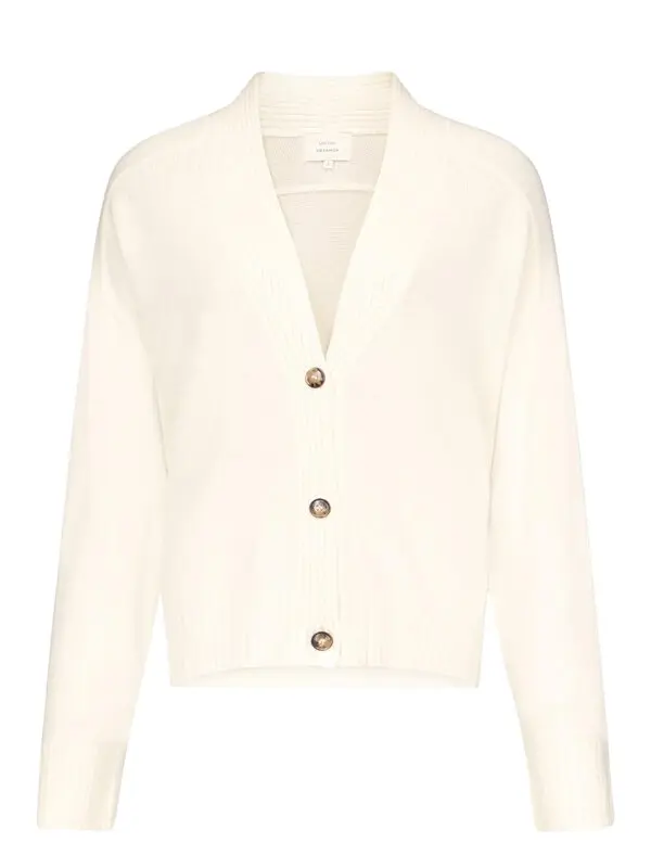 Loulou De Saison Kaia Cashmere Cardigan - White