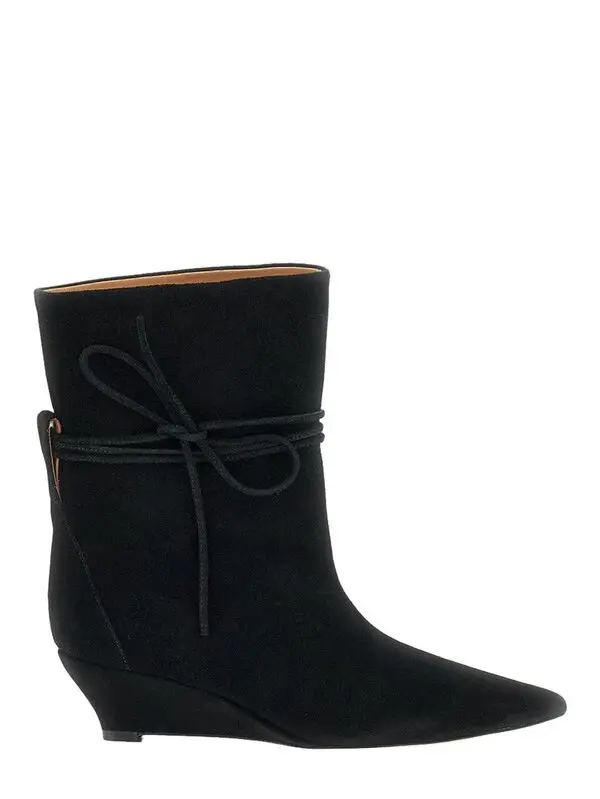 ODISSI Gemma Wedge Ankle Boot - Black