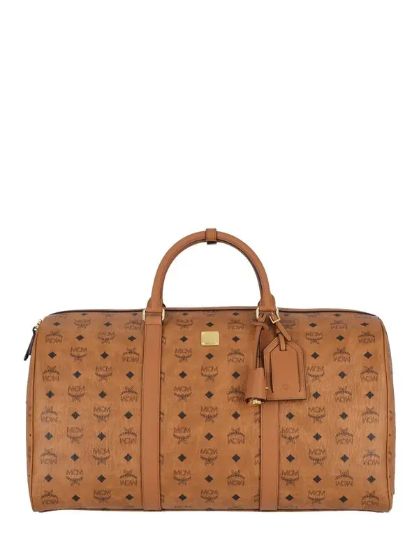Mcm Ottomar Weekender Bag - Brown