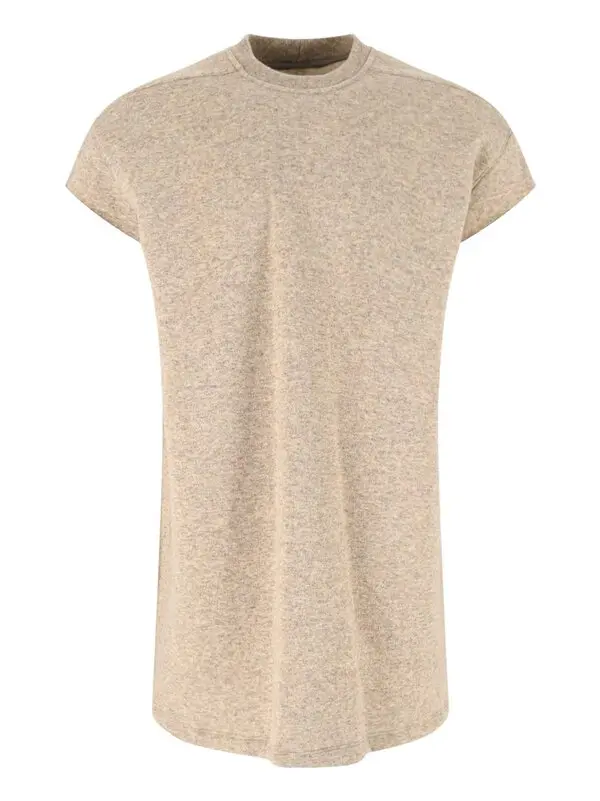Rick Owens Wool Blend T-shirt - Beige