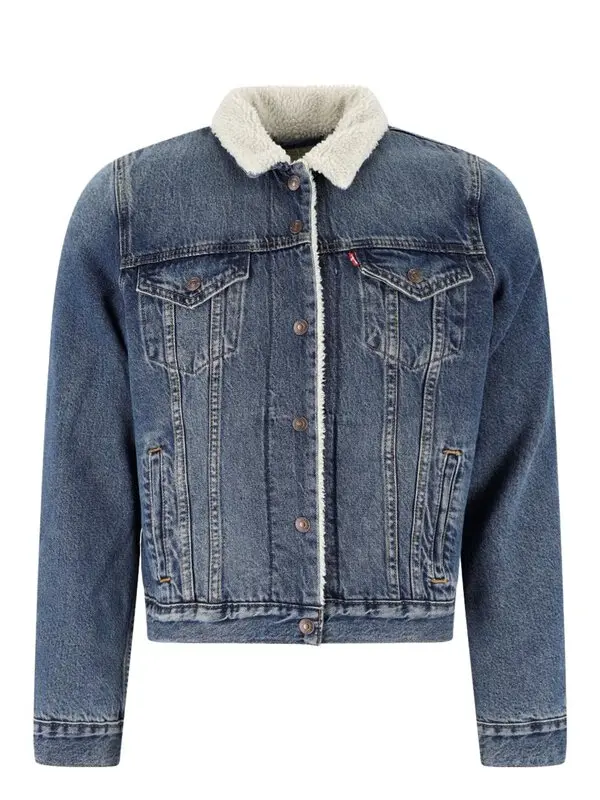 LEVI'S STRAUSS Sherpa Trucker Type Iii Denim Jacket - Blue