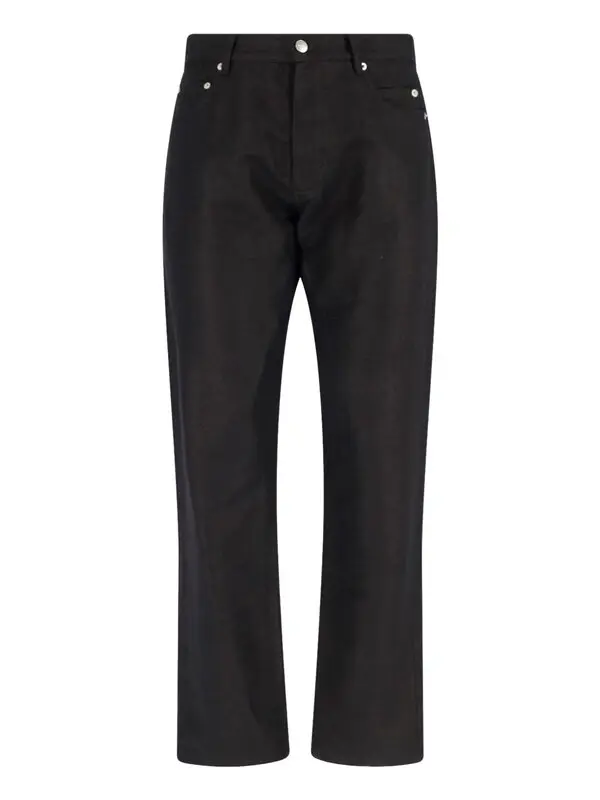 Rick Owens Kurdt Cotton Blend Pants - Black