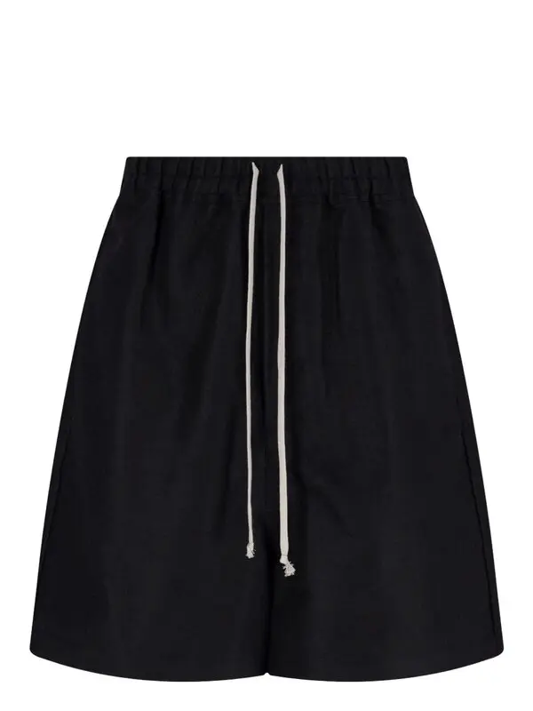 Rick Owens Faun" Cotton Blend Shorts - Black
