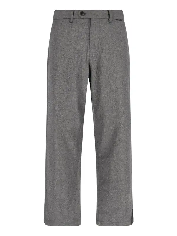 Closed Fairport Wool Blend Trousers - Gray