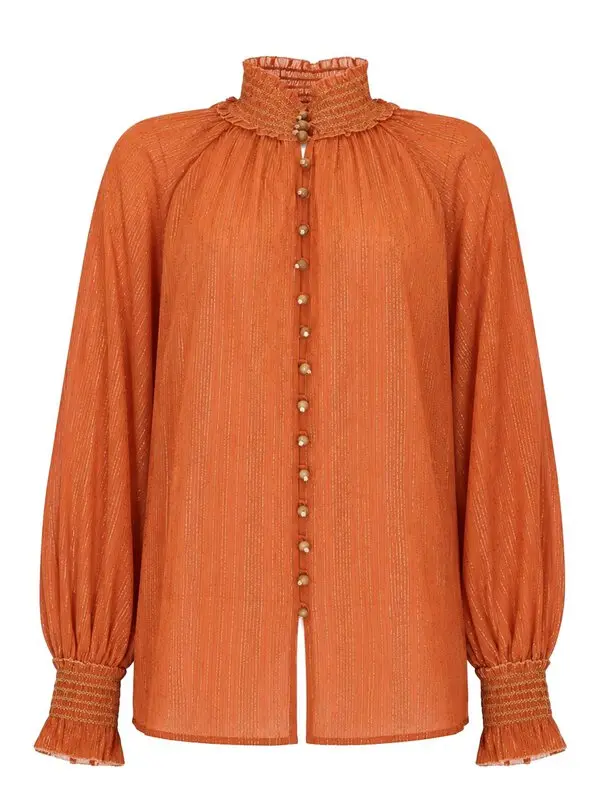 Zimmermann Aster Blouse - Orange