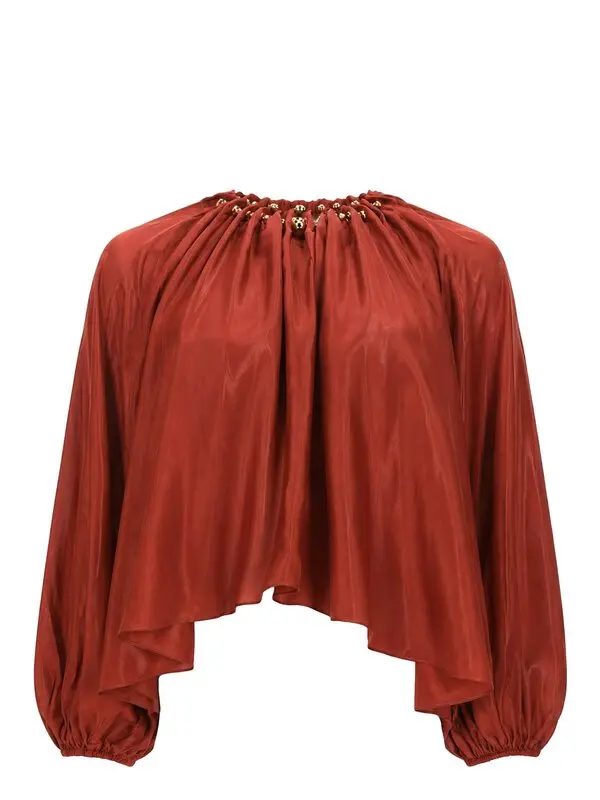 Zimmermann Aster" Blouse With Beading - Red