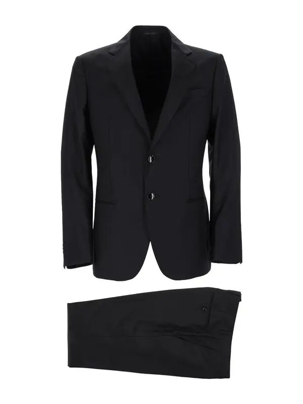 Giorgio Armani Soho Two-piece Wool Suit - Grey