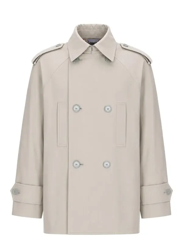 Balenciaga Double-breasted Trench Coat - Beige