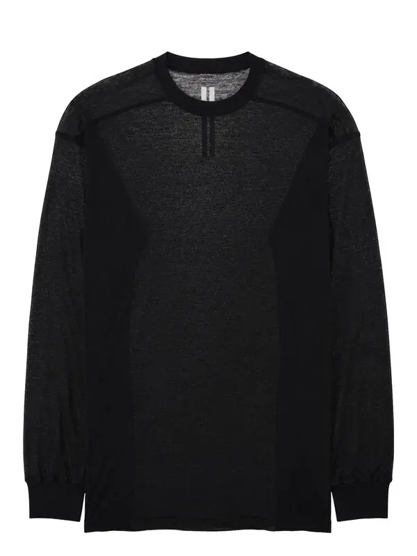 Rick Owens T-shirt "rick's Jumbo Ls T - Black