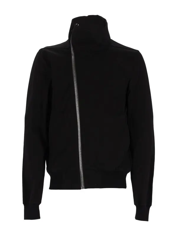 Rick Owens Bauhaus Jogger Zip-up Sweatshirt - Black