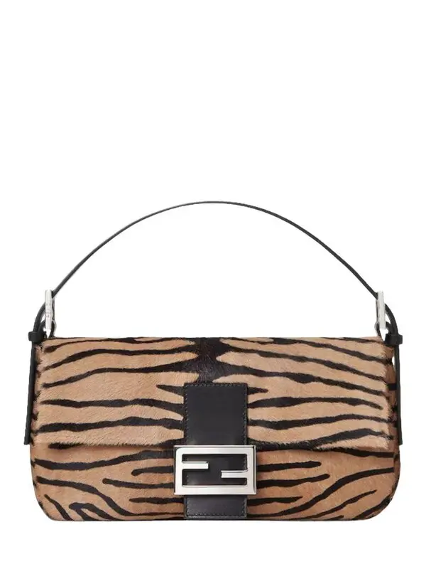 Fendi Baguette Shoulder Bag - Black
