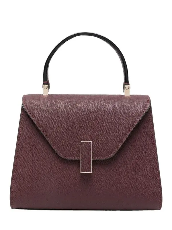 VALEXTRA Iside Mini Leather Handbag - Brown