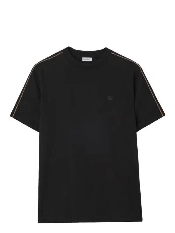 Burberry Seth Cotton T-shirt - Black