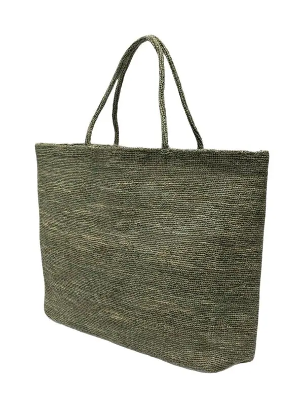 SOPHIE DIGARD Rafia Tote Bag - Green