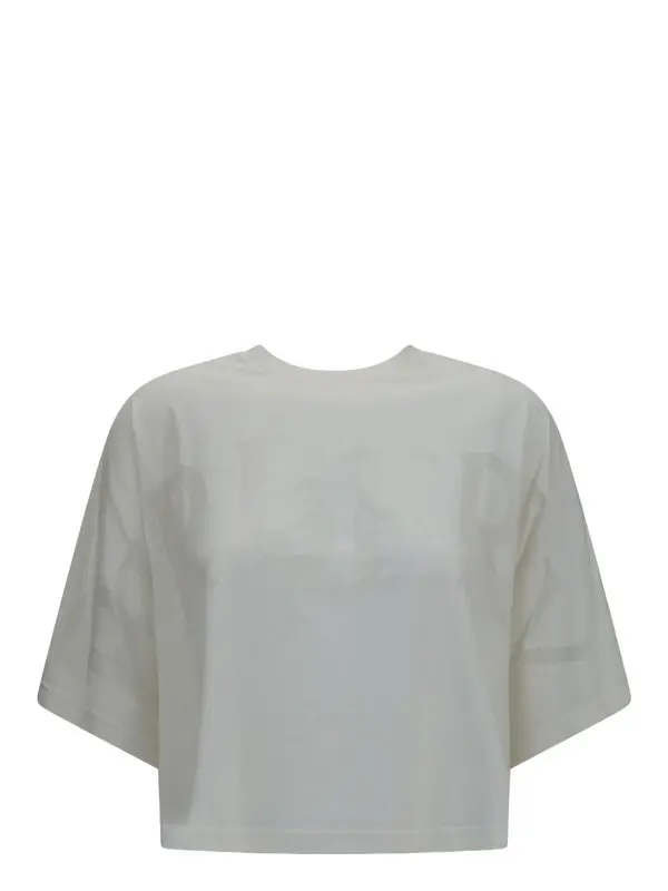 Burberry Logo Cotton T-shirt - White