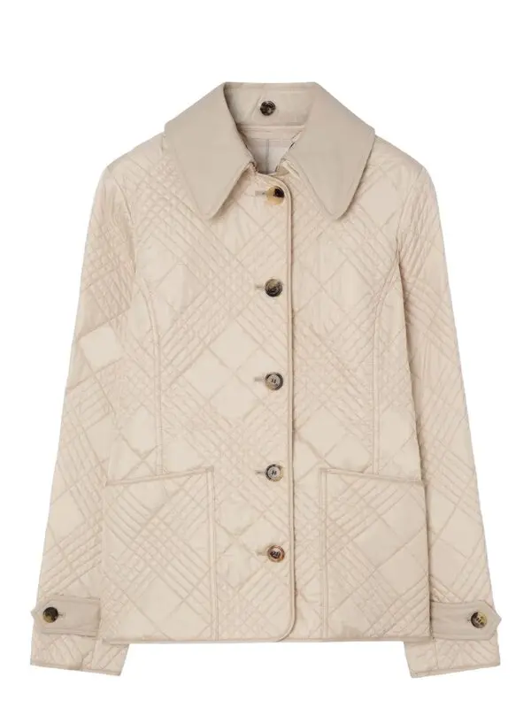 Burberry Fernleigh Quilted Jacket - Beige