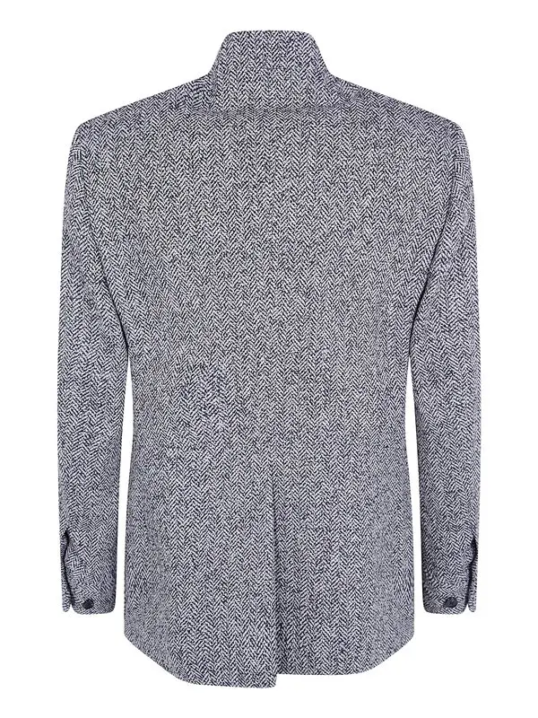 LARDINI Wool Jacket - Black