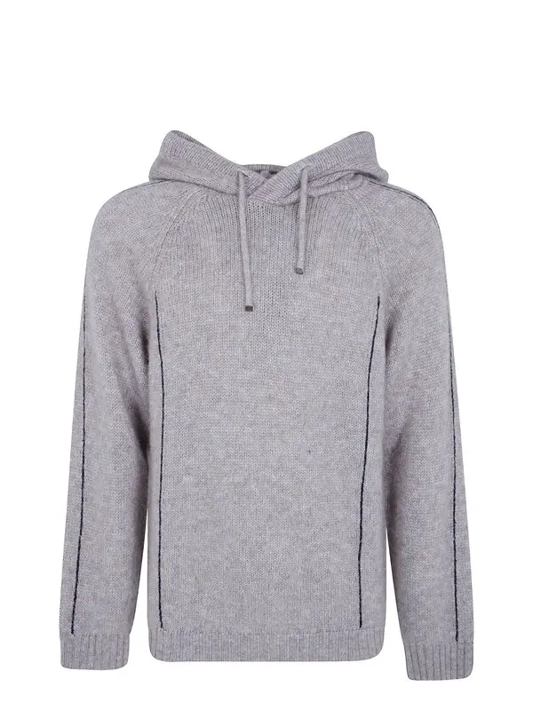 Giorgio Armani Hooded Sweater - Beige