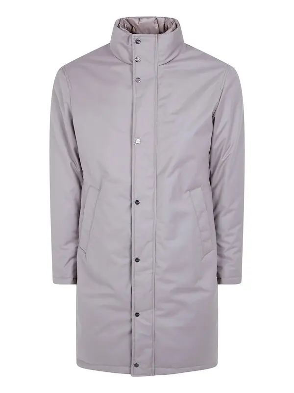 Herno Sport Jacket With Zip Closure - Gray
