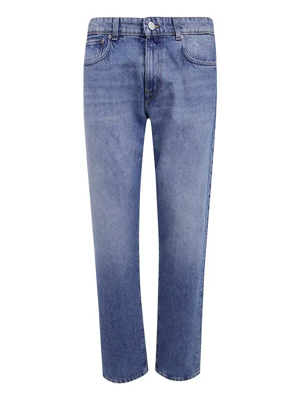 INCOTEX BLUE DIVISION Straight Fit Jeans - Blue