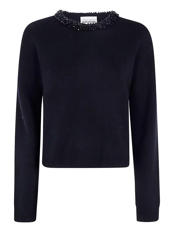 SEMICOUTURE Denny" Sweater - Black