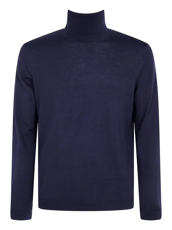 NUUR Sweater Long Sleeves "turtle Neck - Blue