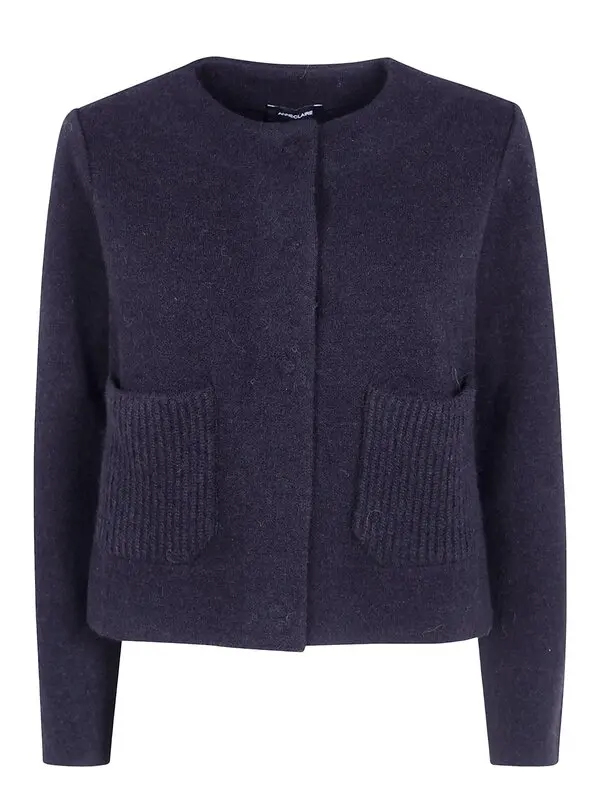 ANNECLAIRE Knitted Jacket - Black