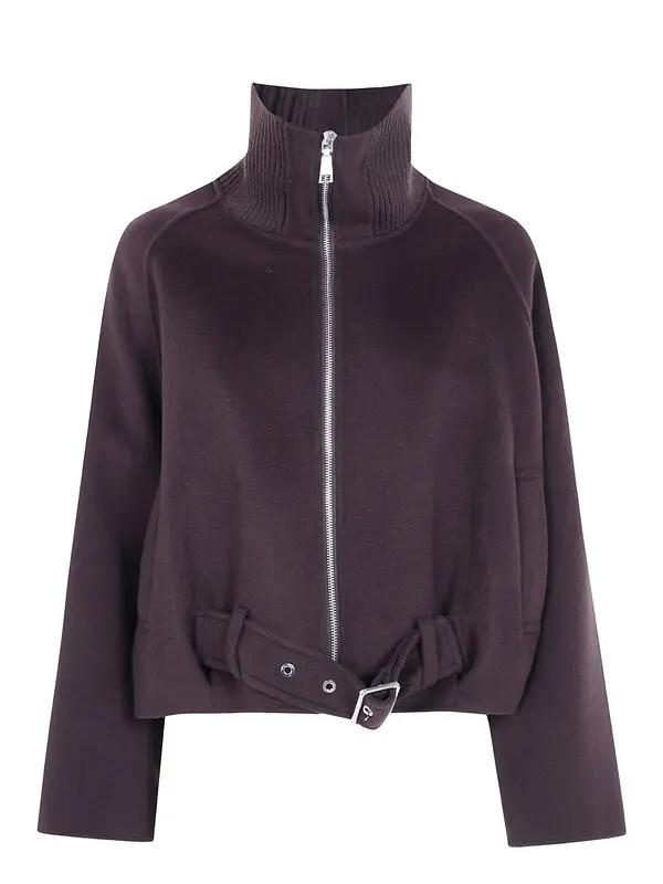 Seventy Wool Bomber Jacket - Brown
