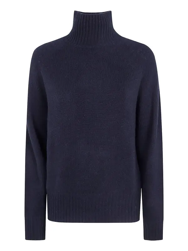 Seventy Cashmere Turtleneck Sweater - Black