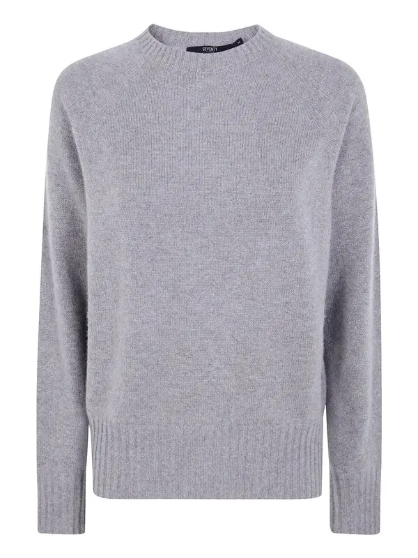 Seventy Round Neck Cashmere Sweater - Brown