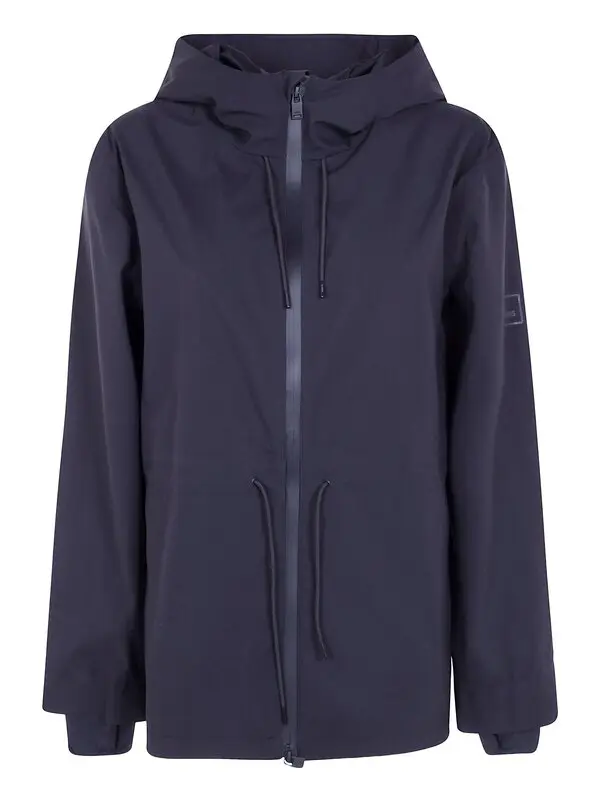 Rains Hardshell String Jacket - Black